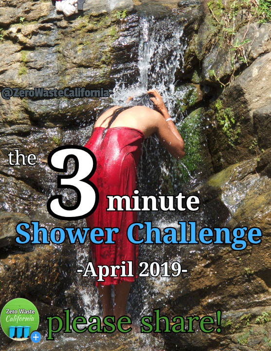The 3 Minute Shower Challenge – Zero Waste California