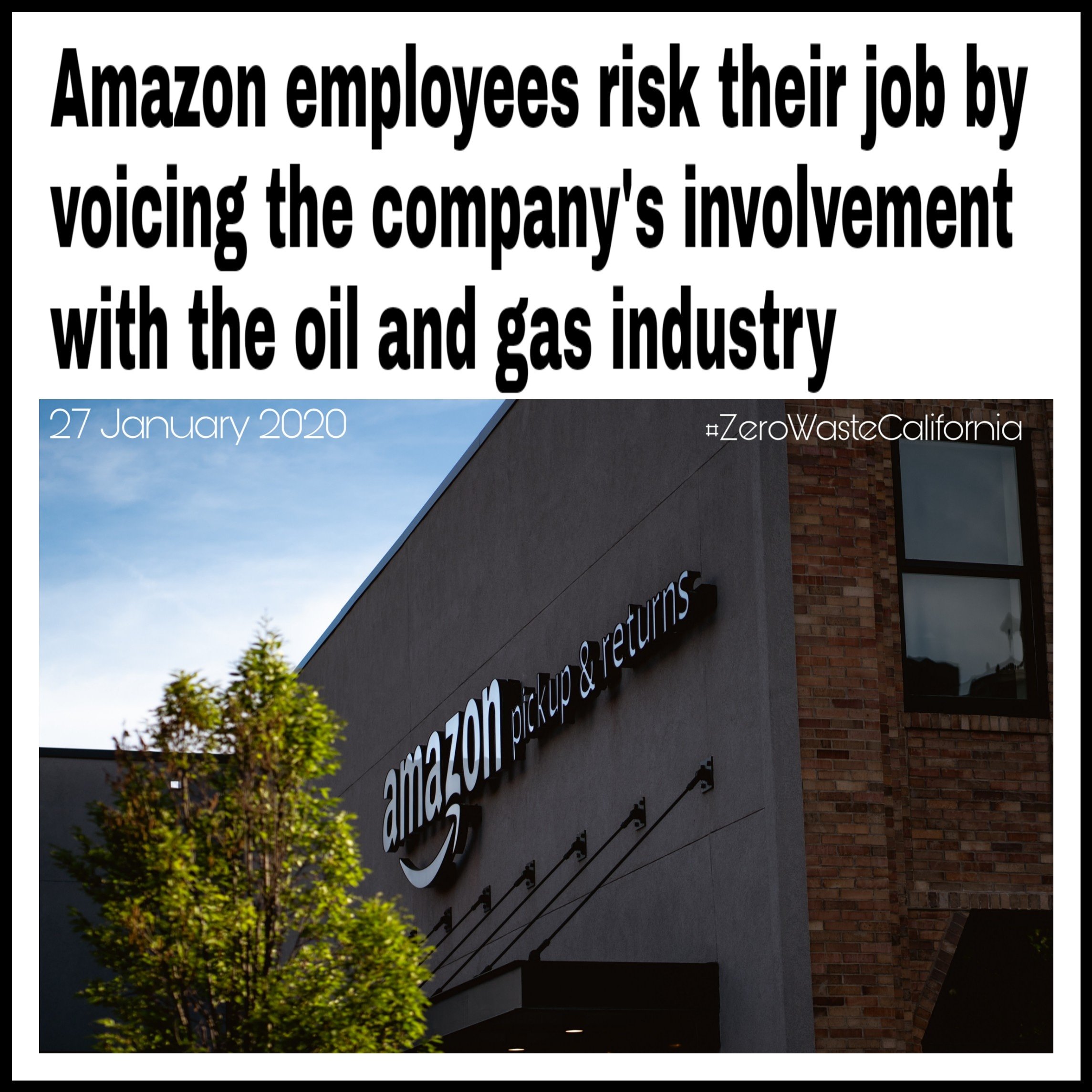Amazon continues to support oil and gas companies … And their employees ...